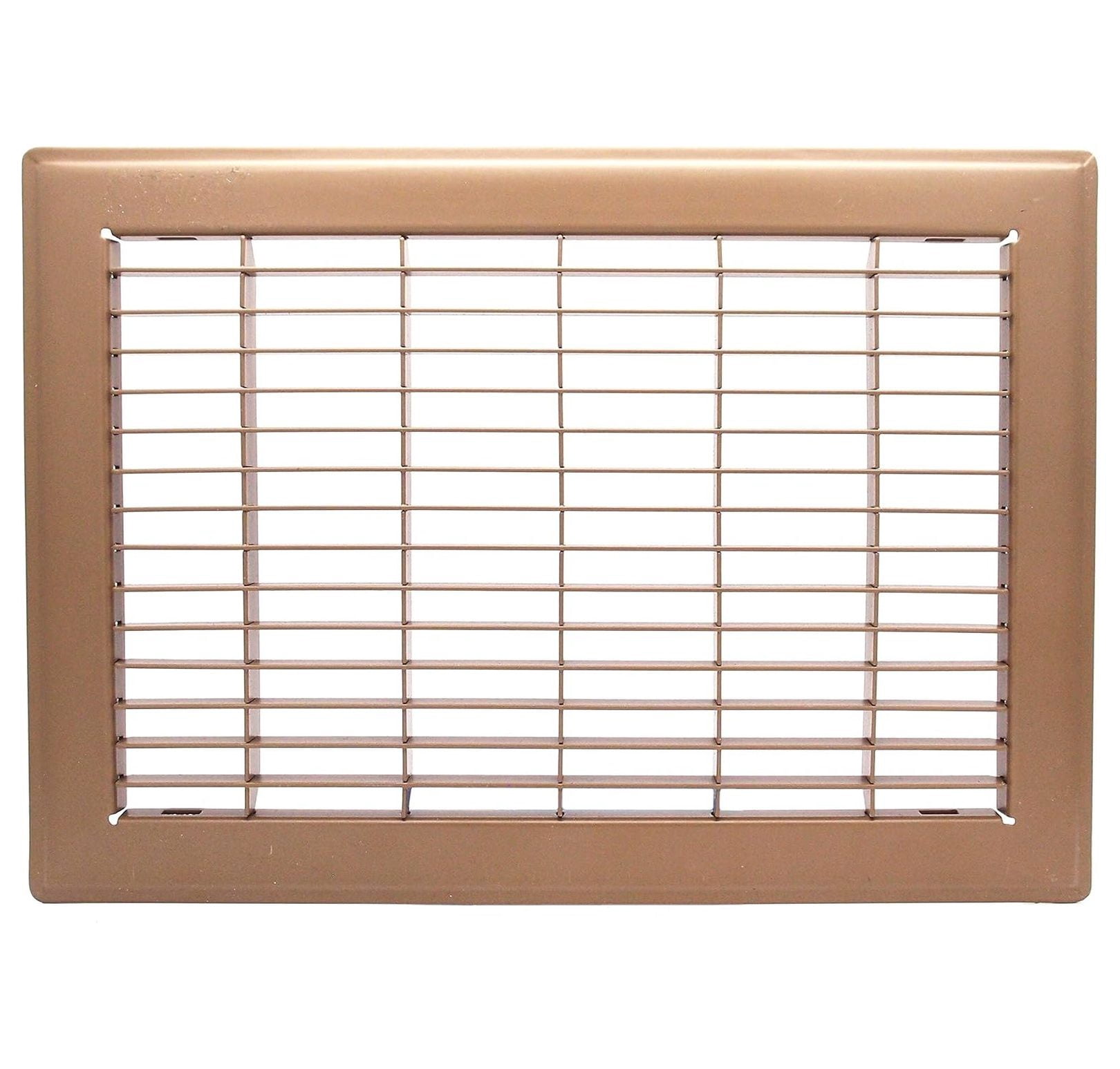 8" X 10" or 10" X 8" Heavy Duty Walkable Floor Grille - Fixed Blades ...