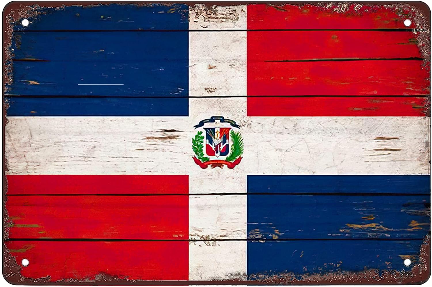 8"X 12" Retro Funny Metal Sign Sheet Signs Tin Sign,Dominican Republic ...