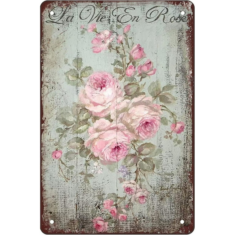 shabby chic tin