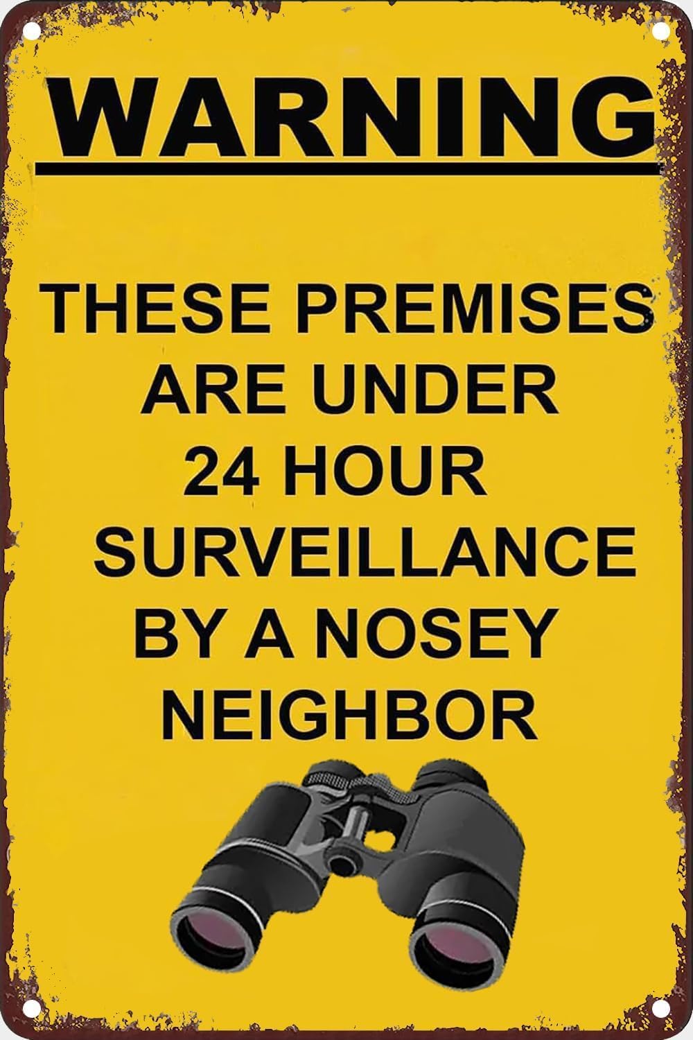 8"X 12" No Trespassing Sign Warning This Premises Is Under 24 Hour ...