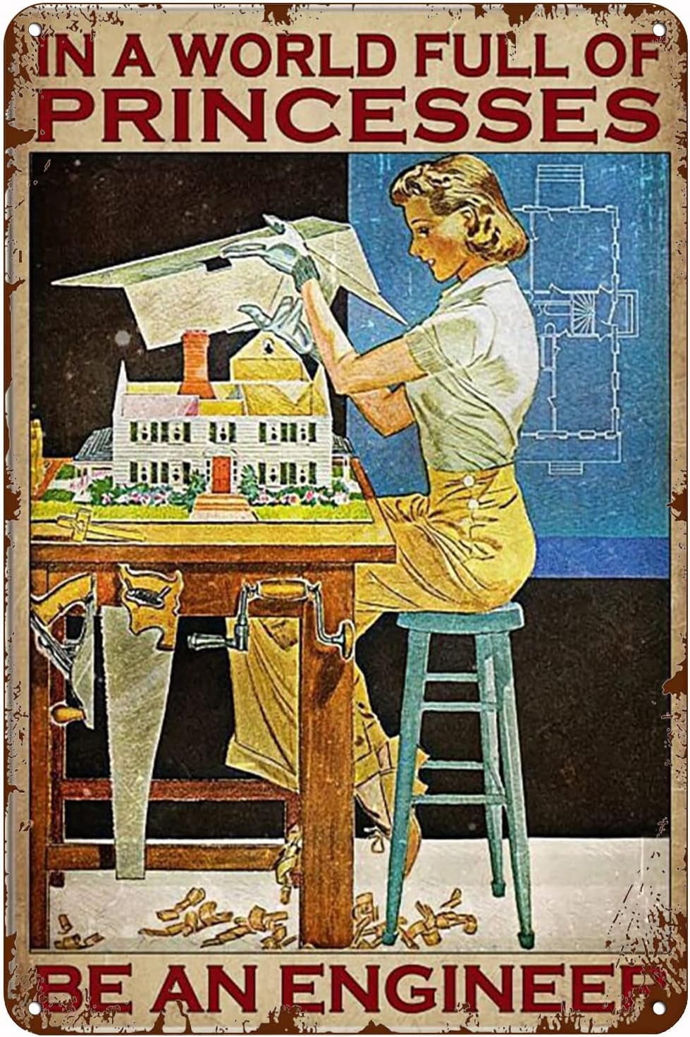8"X 12" Vintage Aluminum Sign Metal Poster Plaque In A World Full Of ...