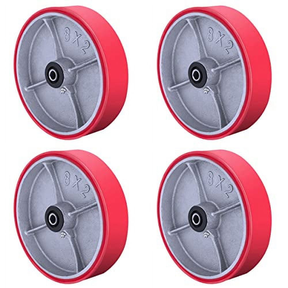 8"X 2" Heavy Duty Casters Wheels - Industrial Caster Wheels ...