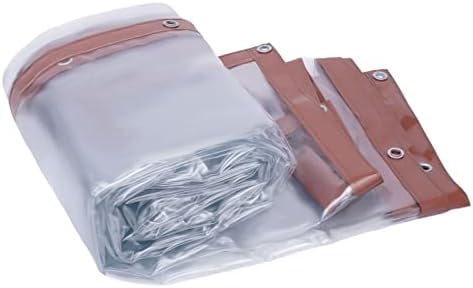 8 X 20FT Commercial Grade Waterproof PVC Clear Tarp,Thicken Waterproof ...