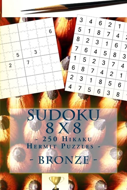 8 X 8 Pitstop Sudoku 8 x 8 - 250 Hikaku Hermit Puzzles - Bronze: Book ...