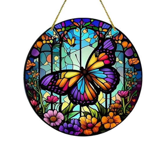 8 X 8inch Butterflys for Window Hanging Windows Indoor Outdoor for Home ...