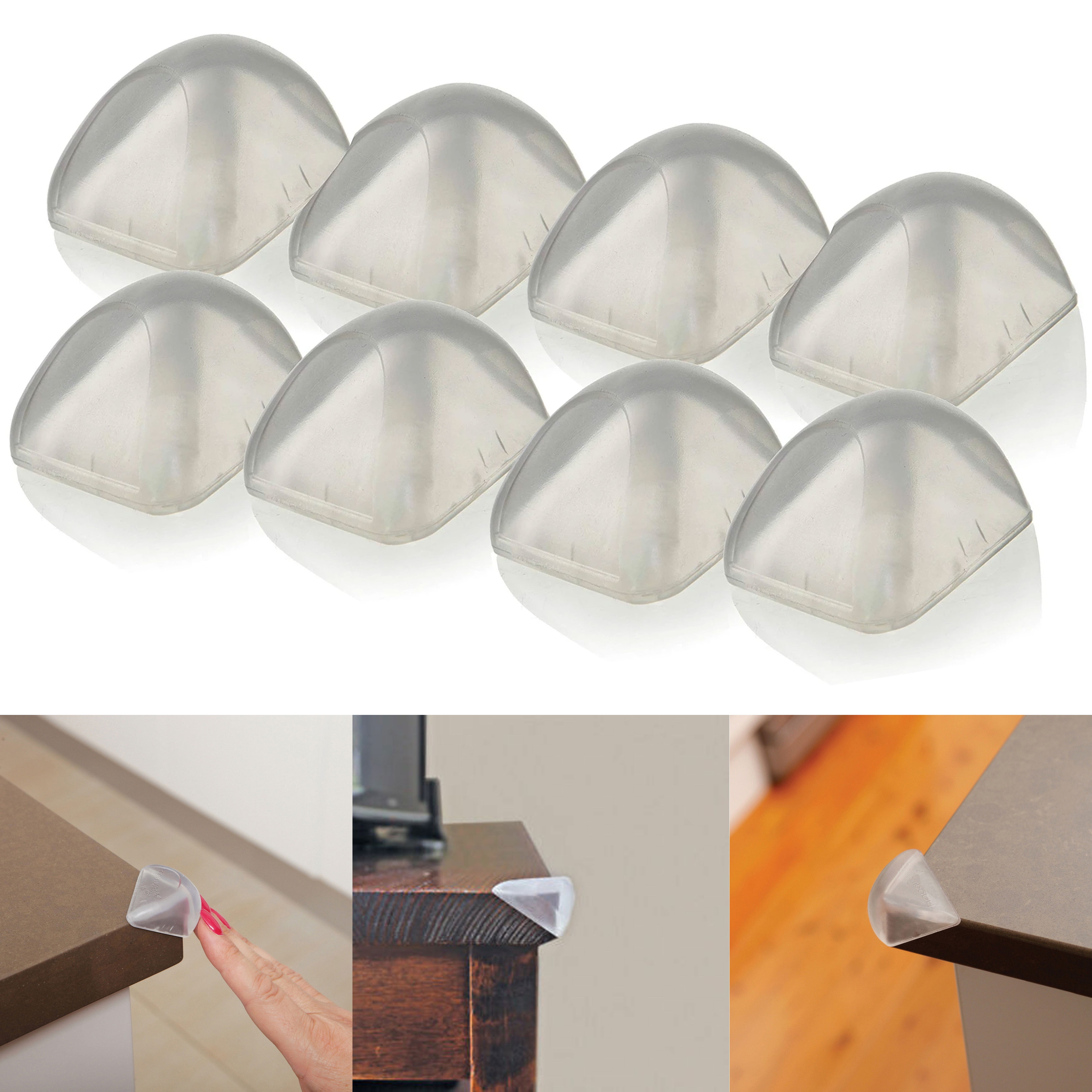 8 X Baby Safety Corner Cushions Soft Touch Edge Guard Child Proof Table ...
