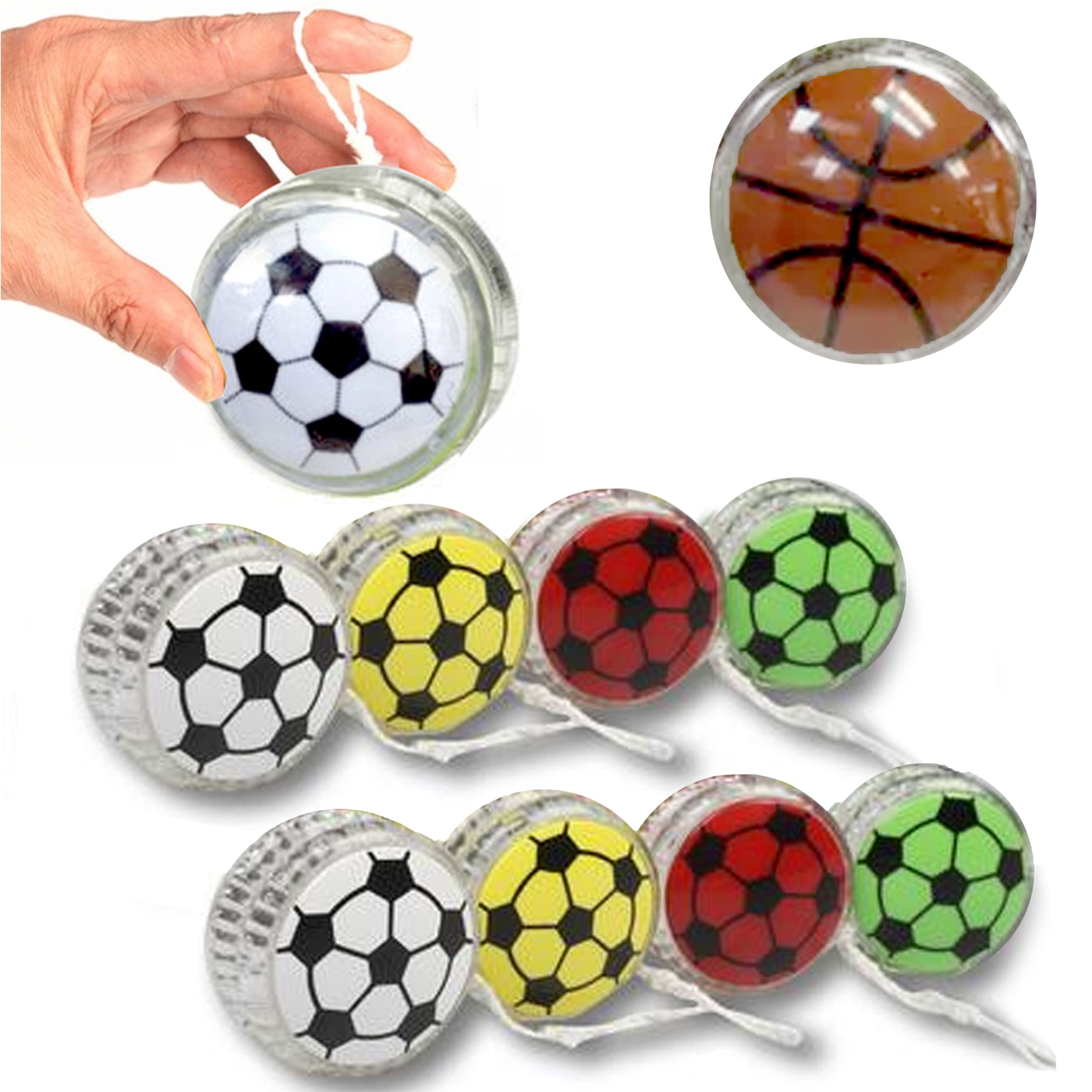 8 X Yo Yo Sports YoYo Soccer Ball Party Favor Toy Children Games Kid ...