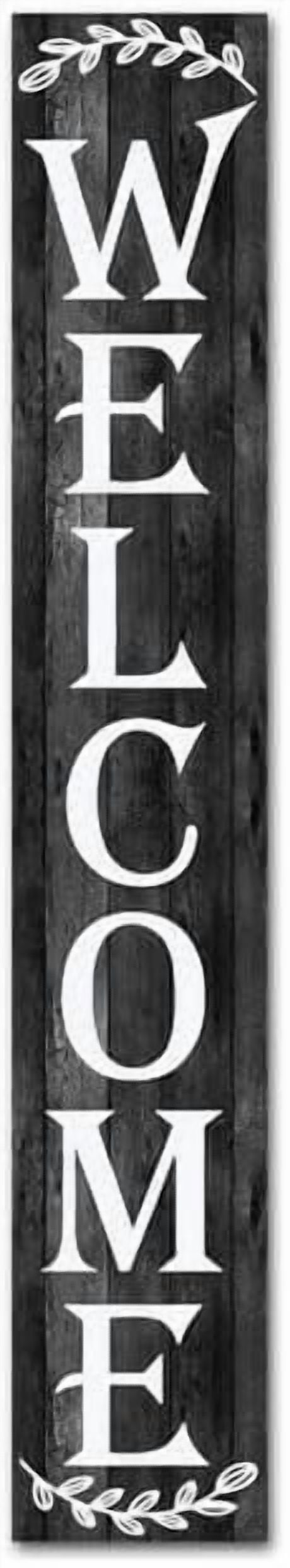 8"X48" Welcome Signs Vertical Welcome Sign for Front Porch Standing ...