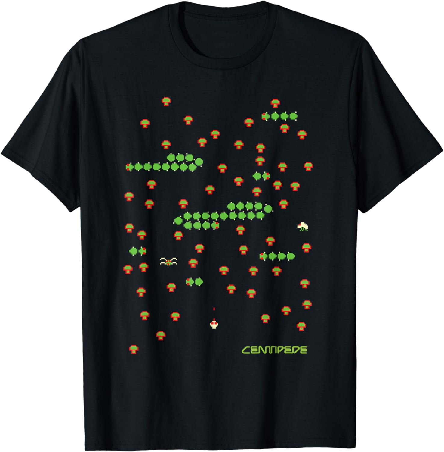 8-bit Centipede Arcade Game T-Shirt - Walmart.com