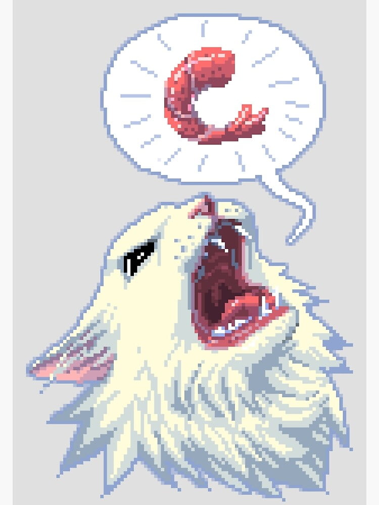 8-bit Shrimpin' Thurston the cat Canvas Poster Decor Landscape Office ...