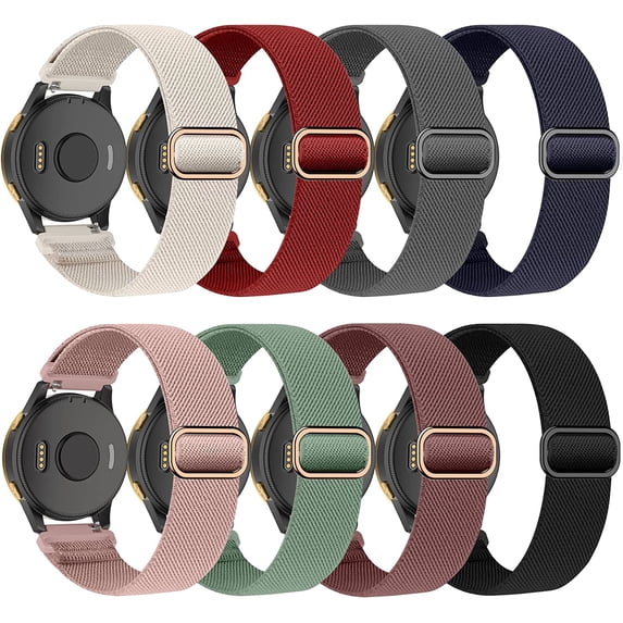 8 color 20mm Nylon FABRIC Straps for Garmin Venu 2 plus/Venu Sq ...