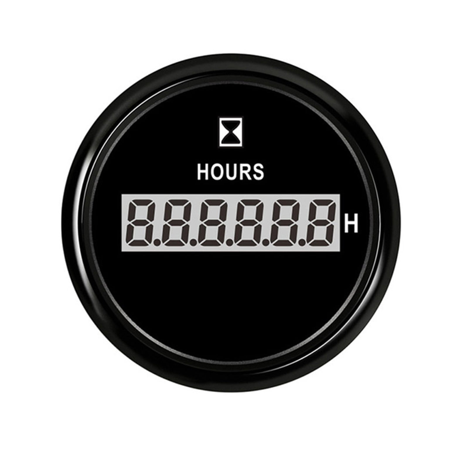 8 color Digital Hour Meters with LCD Hour Meter Clock Gauge 52mm Time ...