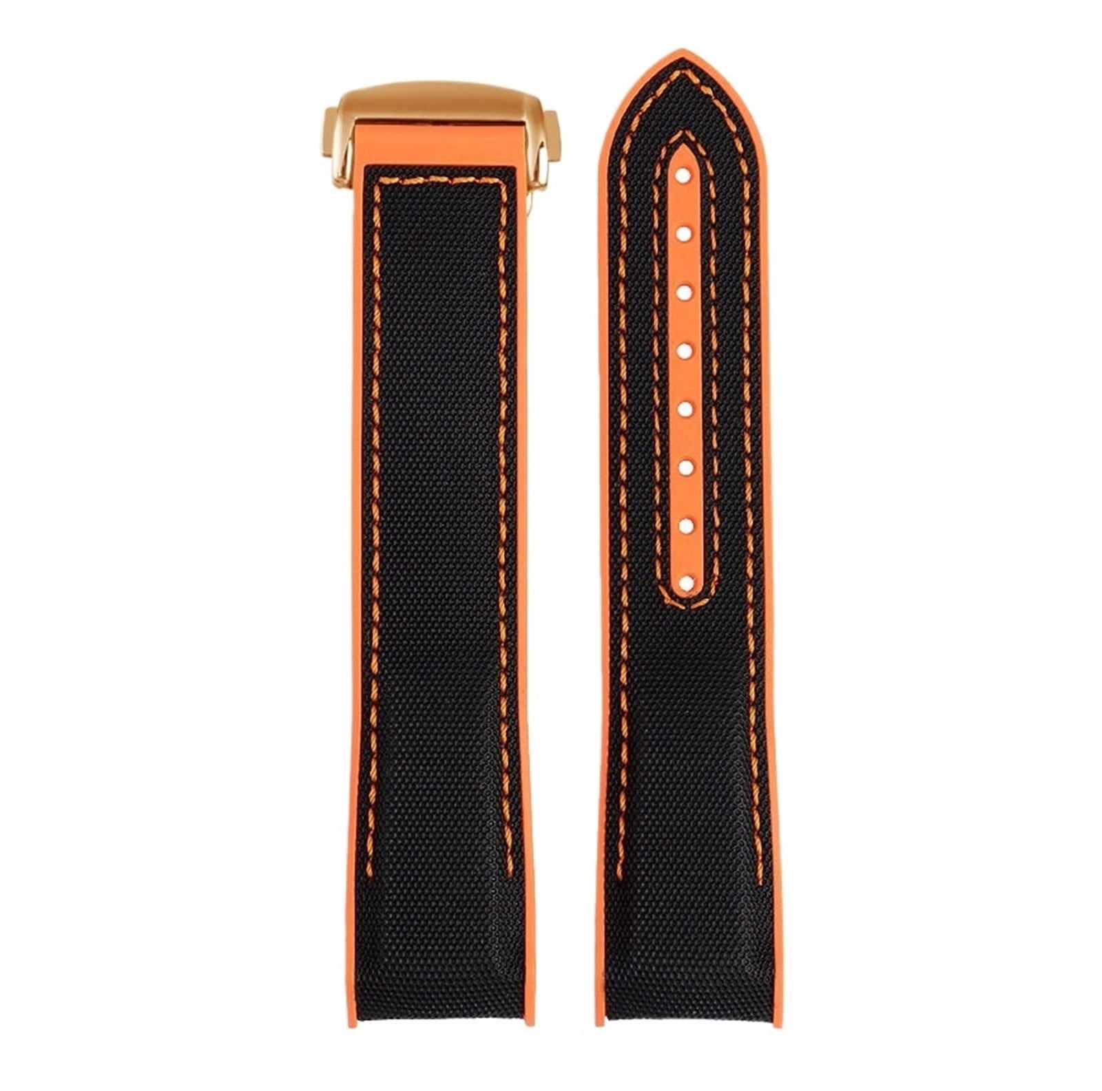 8 colors Curved end Strap Fit For Omega Fit For Seamaster 300 Fit For ...