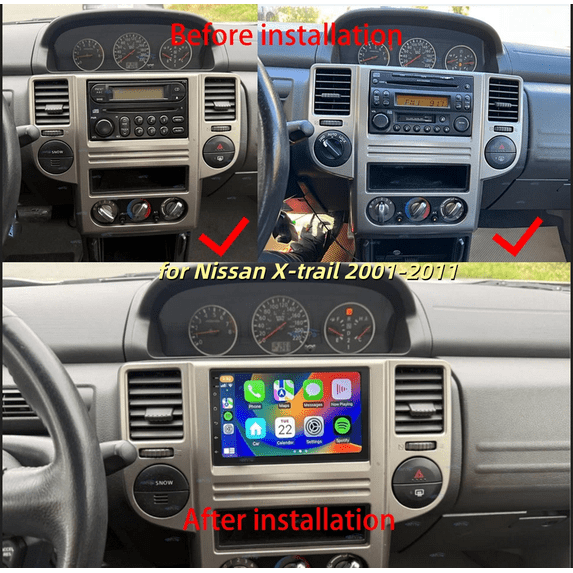 (8-core) 7 Inch 8+256G Android 15 Car Stereo Radio Compatible for ...