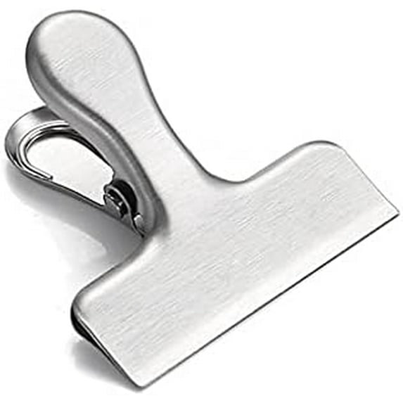 8 count Heavy-Duty Bag Clip Stainless Steel Chip Clips Air Tight Seal ...