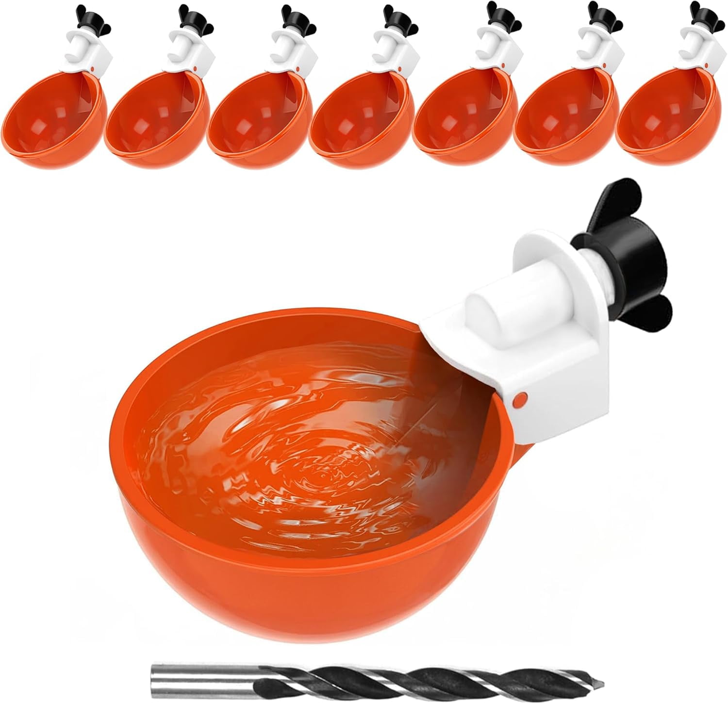 8 count Large Automatic Chicken Waterer Cups | Chicken Water Feeder ...