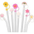 8 count Straw Tips Cover 6-8 mm Drinking Straw - Walmart.com