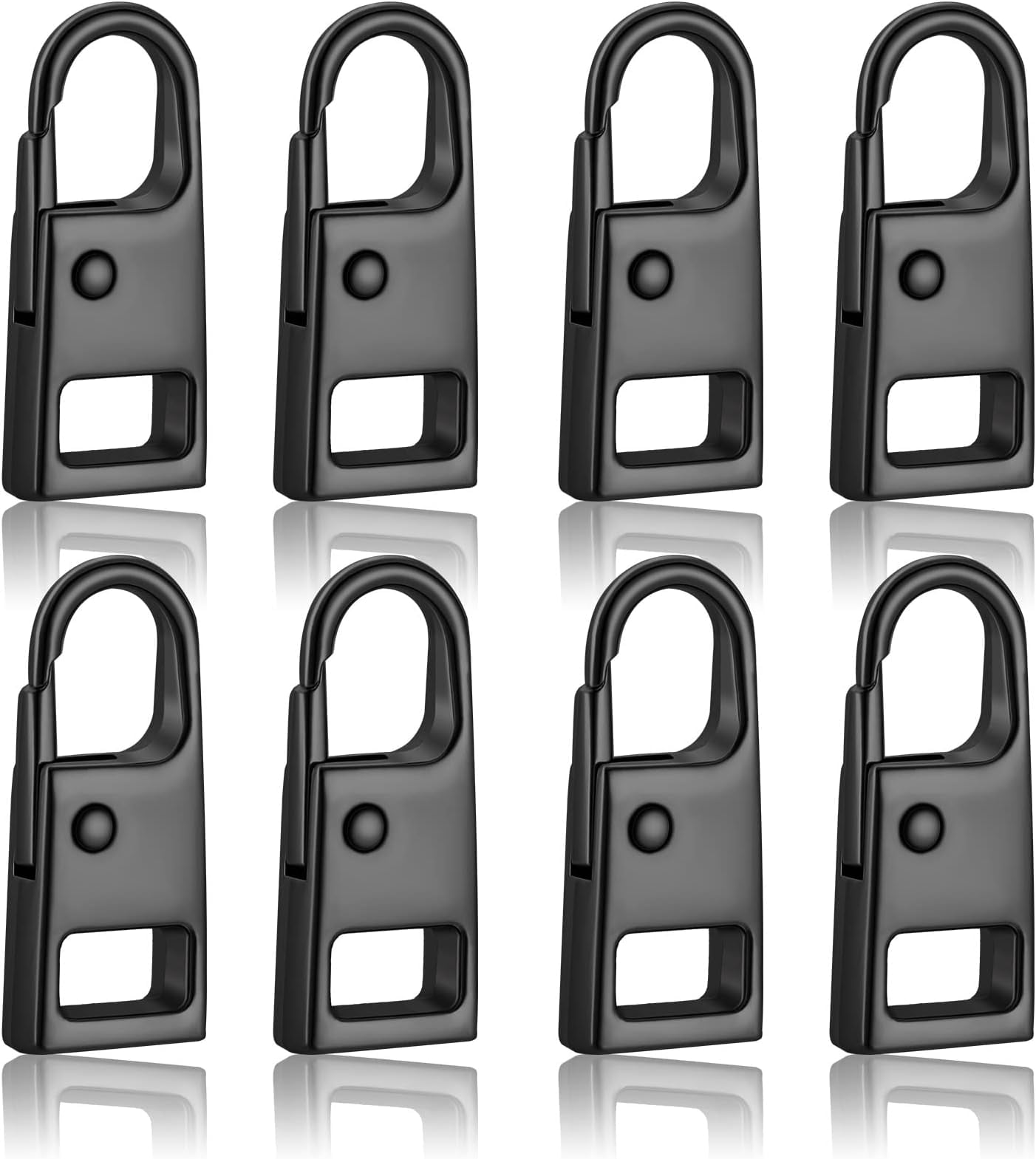 8 count Zipper Pull Replacement Zipper Repair Kit Slider Handle Mend ...