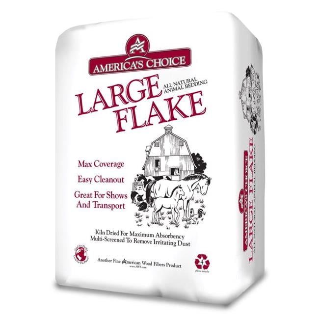 8 cu. ft. Flake Wood Animal Bedding - Large - Walmart.com