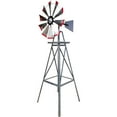 8-foot Tall Windmill w/Plain Tail and Metal Stand - Walmart.com