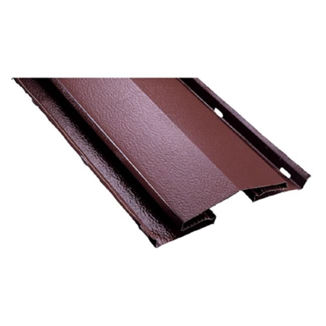 8 ft. Brown Continuous Un-Filtered Exhaust Ridge Vent, Durable and Easy ...