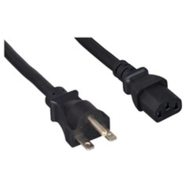 8 ft. NEMA Cable for 6-15P TO IEC-60320-C13, 14-3 15 Amp, Black ...