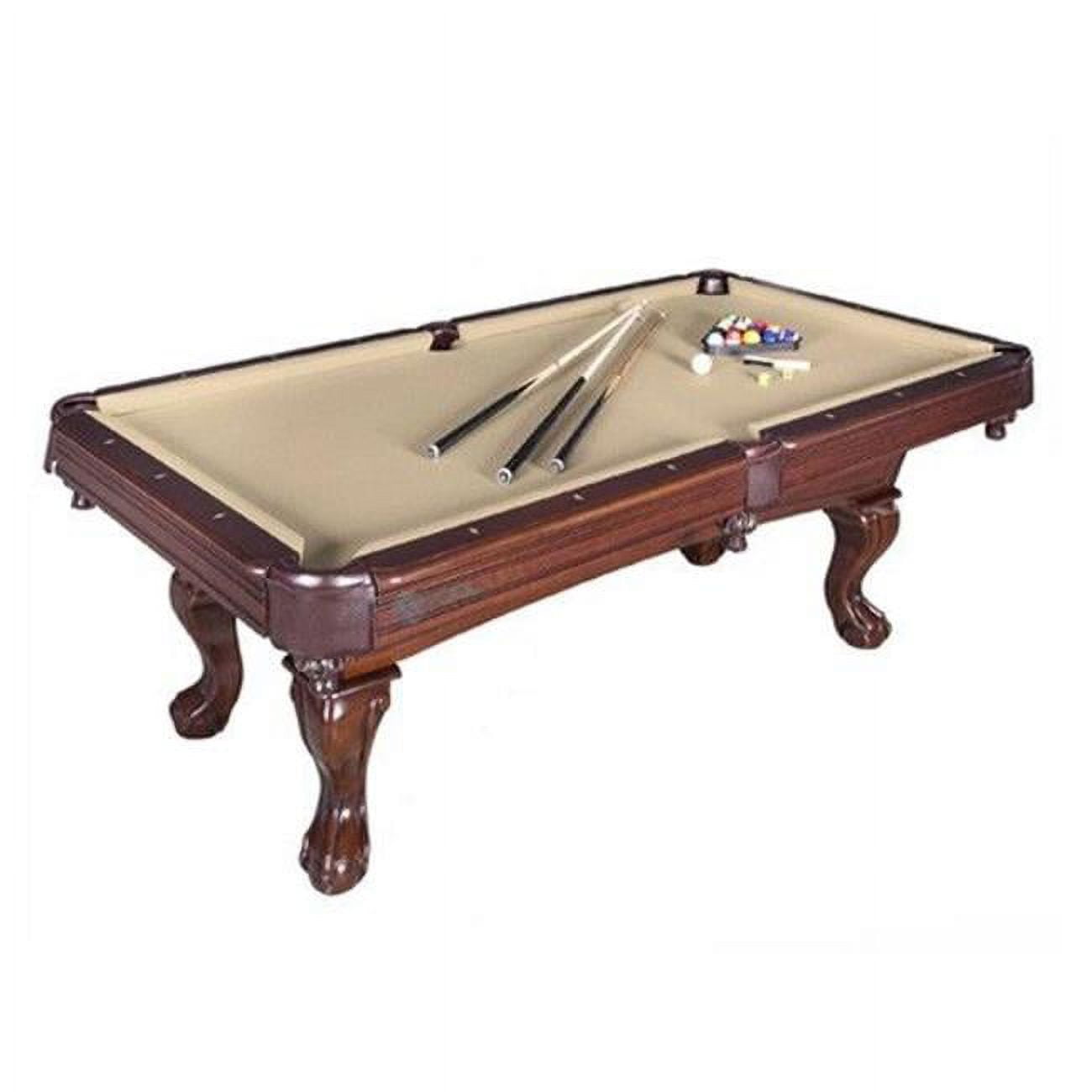 8 ft. Non-Slate Pool Table, Walnut & Camel - Walmart.com