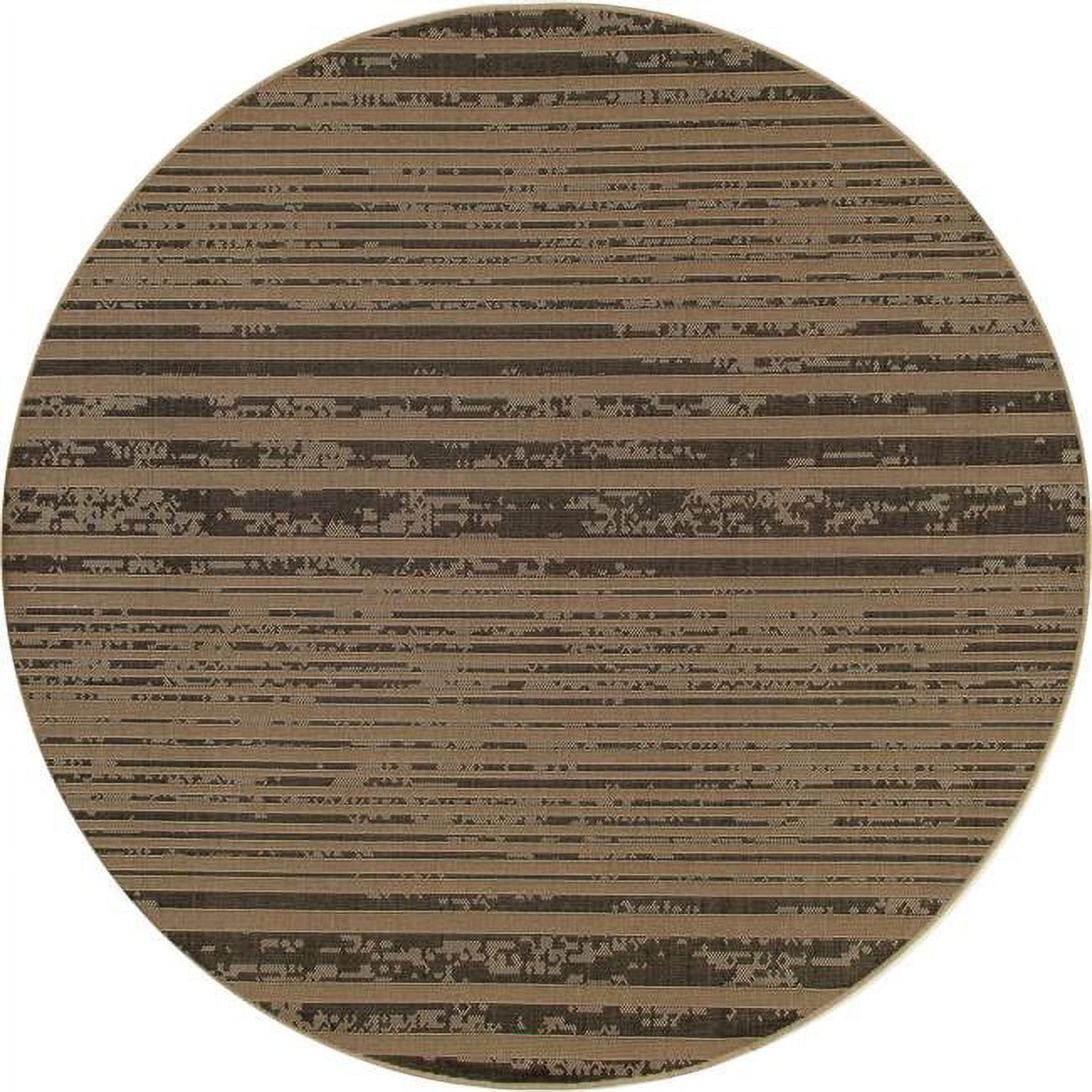 8 ft. Plymouth Collection Complete Flat Woven Indoor & Outdoor Round ...