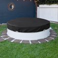 8 ft Steel Round Stock Tank Pool Cover, Waterproof UV Resistant Stock ...