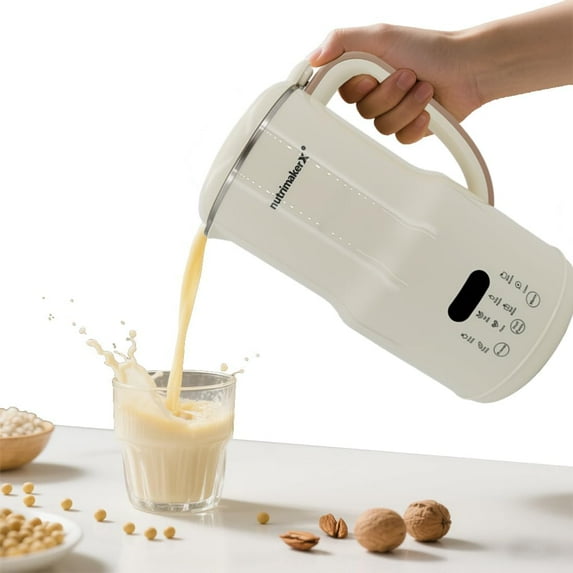 8-in-1 Automatic Nut Milk Maker Blender, 40.6oz Homemade Almond, Oat ...