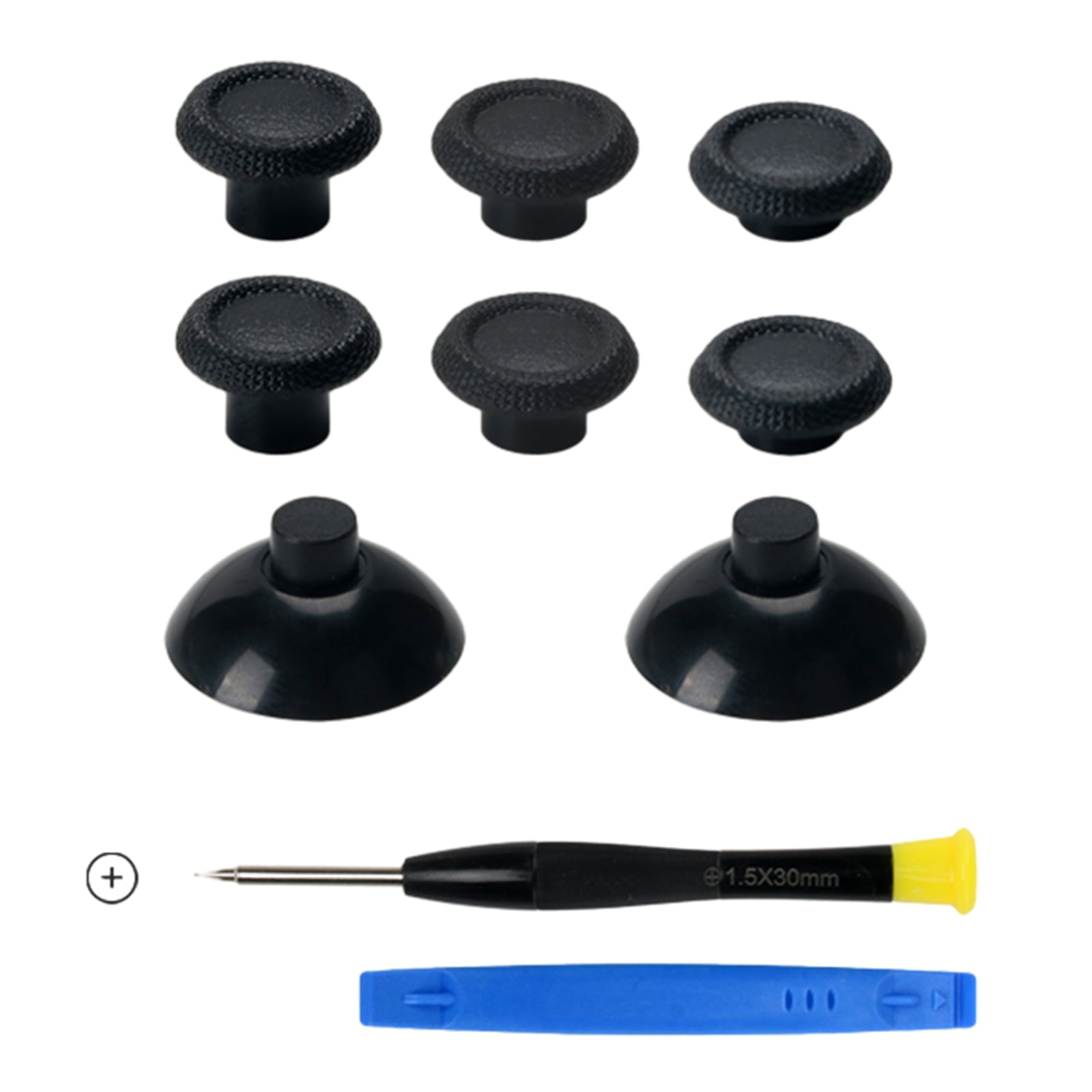 8-in-1 Black 3D Joystick Caps Adjustable Ergonomic Thumbstick for P5 ...