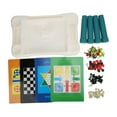 8 in 1 Board Game Set with Chess Draughts Portable Children Square ...