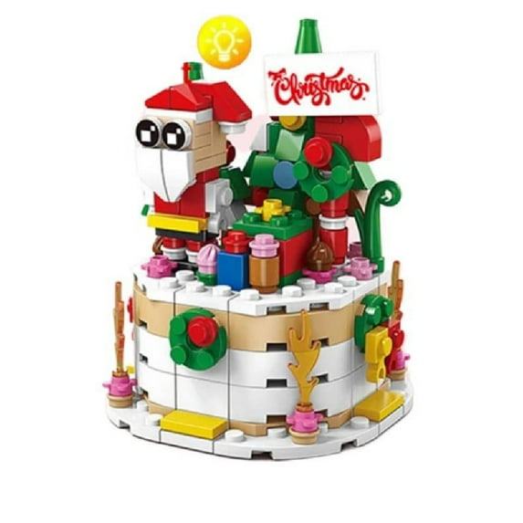 8-in-1 Christmas DIY Building Block Kit - ABS Plastic Self-Locking ...