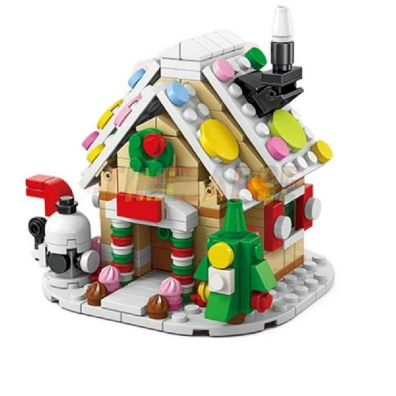 8-in-1 Christmas DIY Building Block Kit - ABS Plastic Self-Locking ...