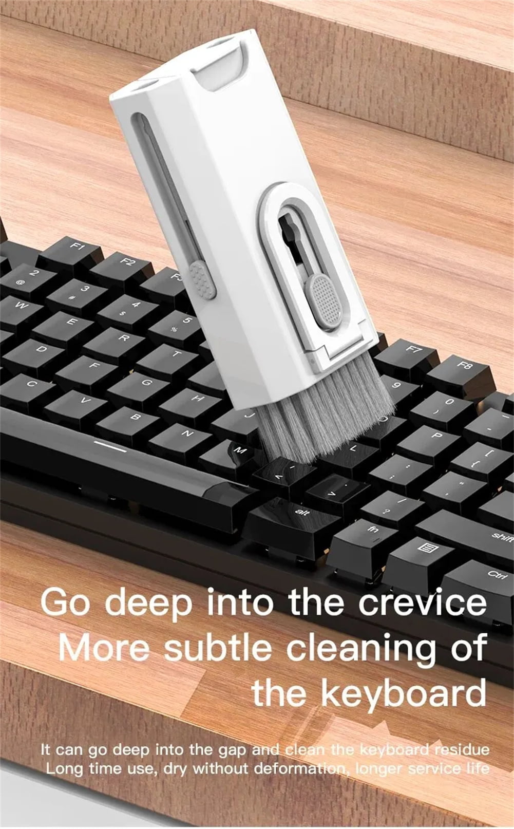 8-in-1 Cleaning Kit With Keycap Puller Screen Brush Headphone Cleaning ...