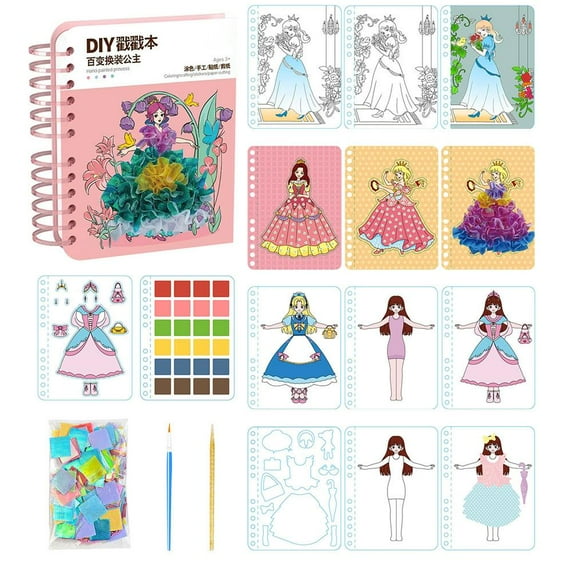 8-in-1 Magic Princess Craft Set,8 in 1 Craft Kits for Girls,Magic ...