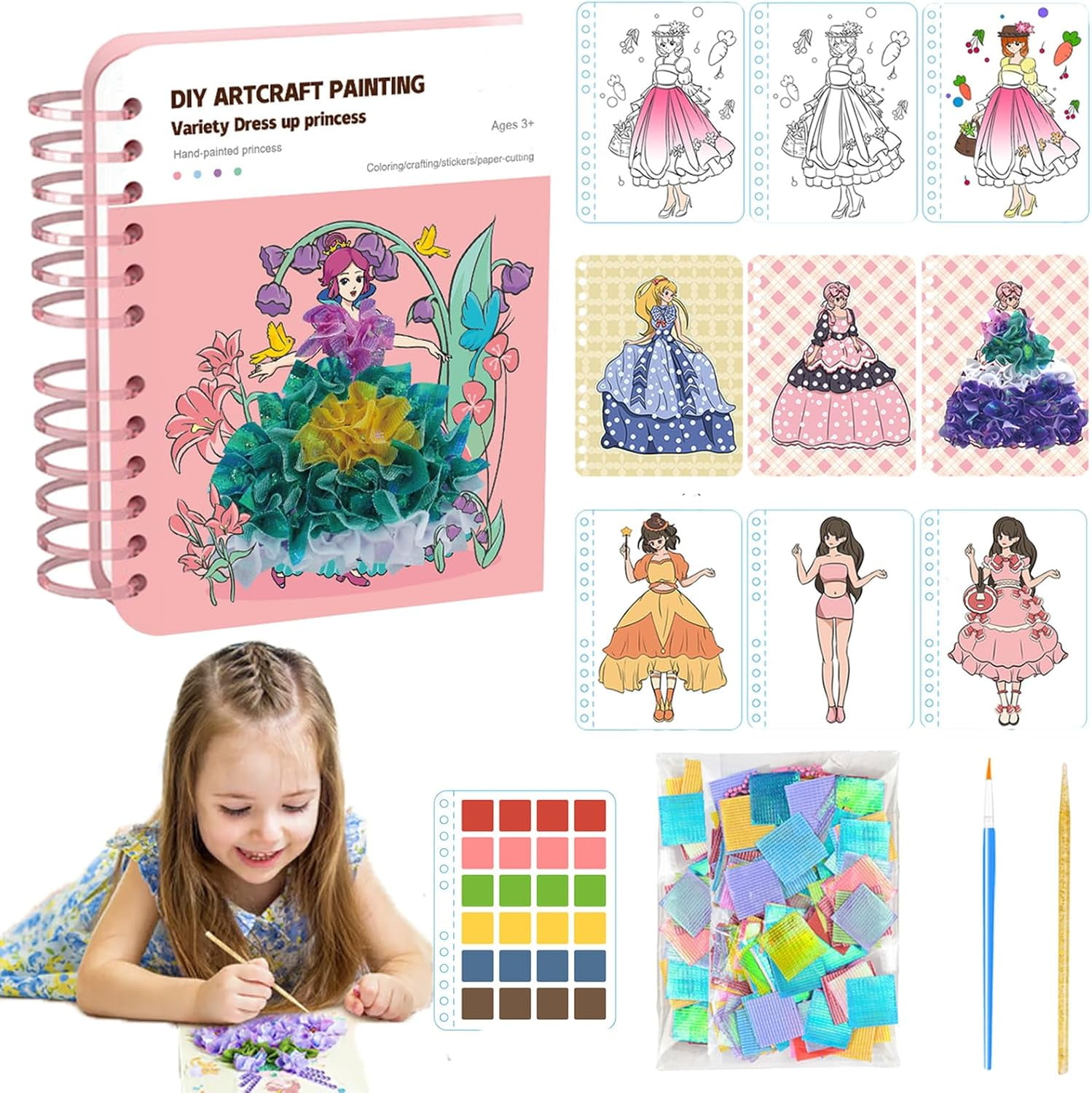 8-in-1 Magic Princess Craft Set, Magic Princess Crafts, DIY Activity ...