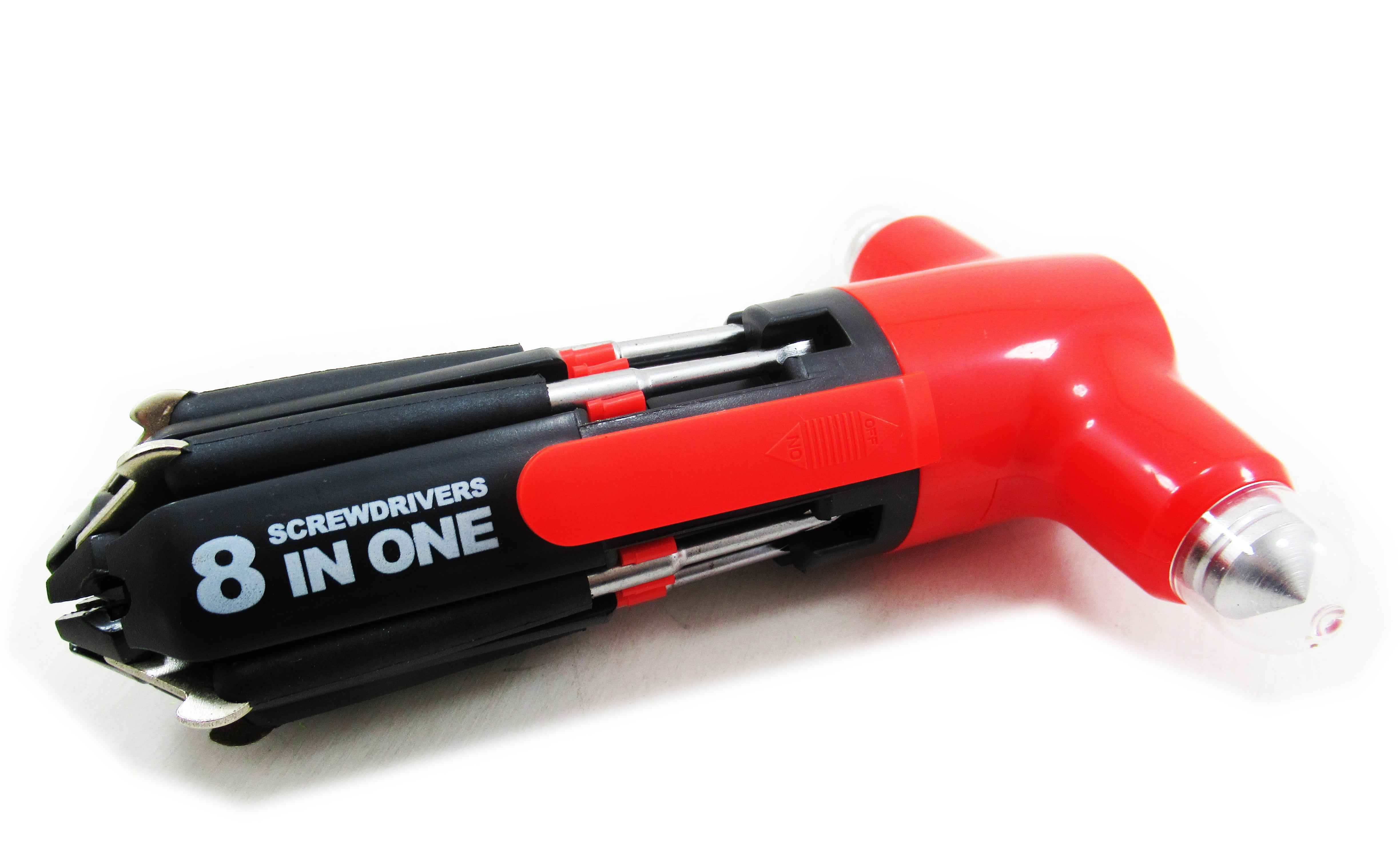 8 in 1 Multi Screwdriver 3 LED Torch Hand Repair Car Tools Kit ...