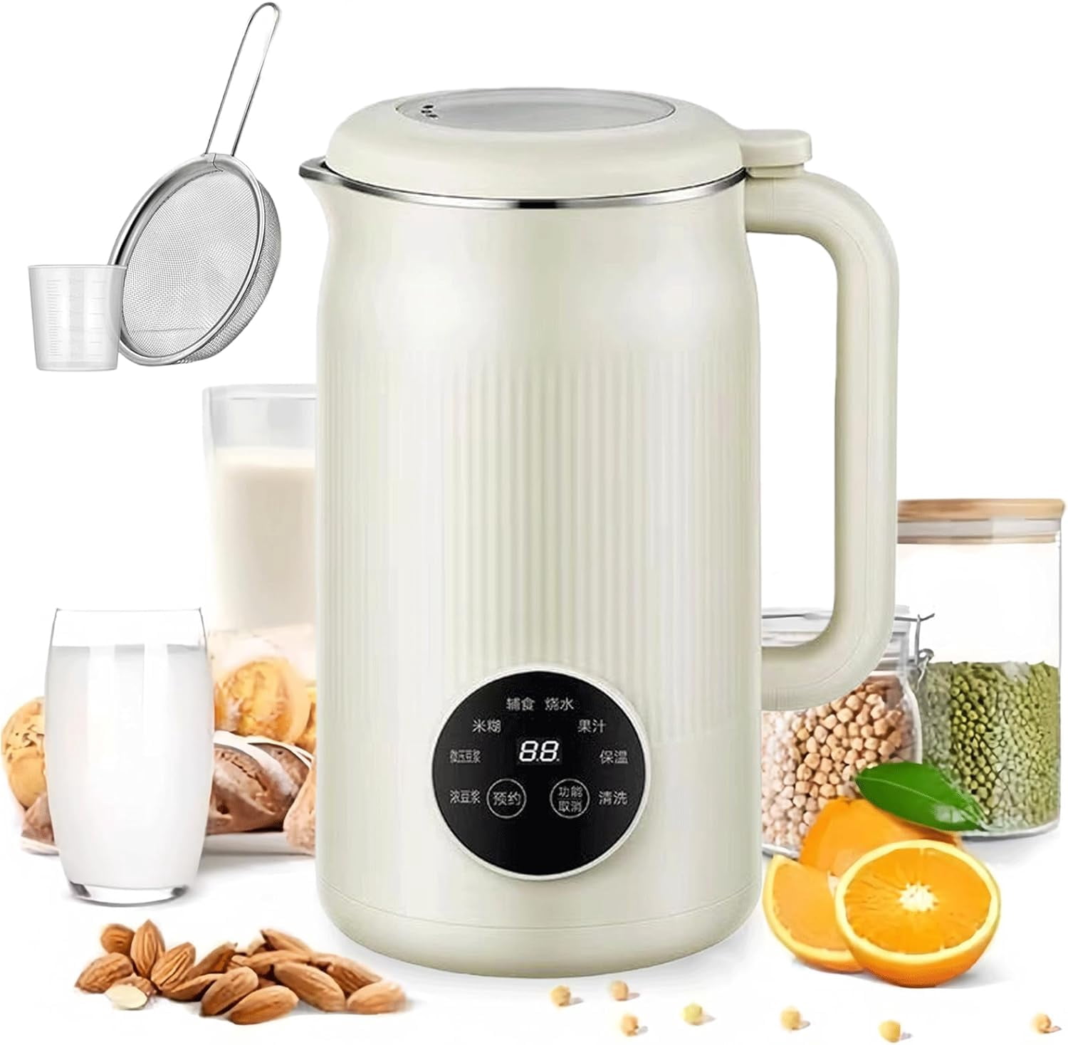 The 8-in-1 Multifunction Nut Milk & Juice Maker, 41oz Nutmilk Maker ...