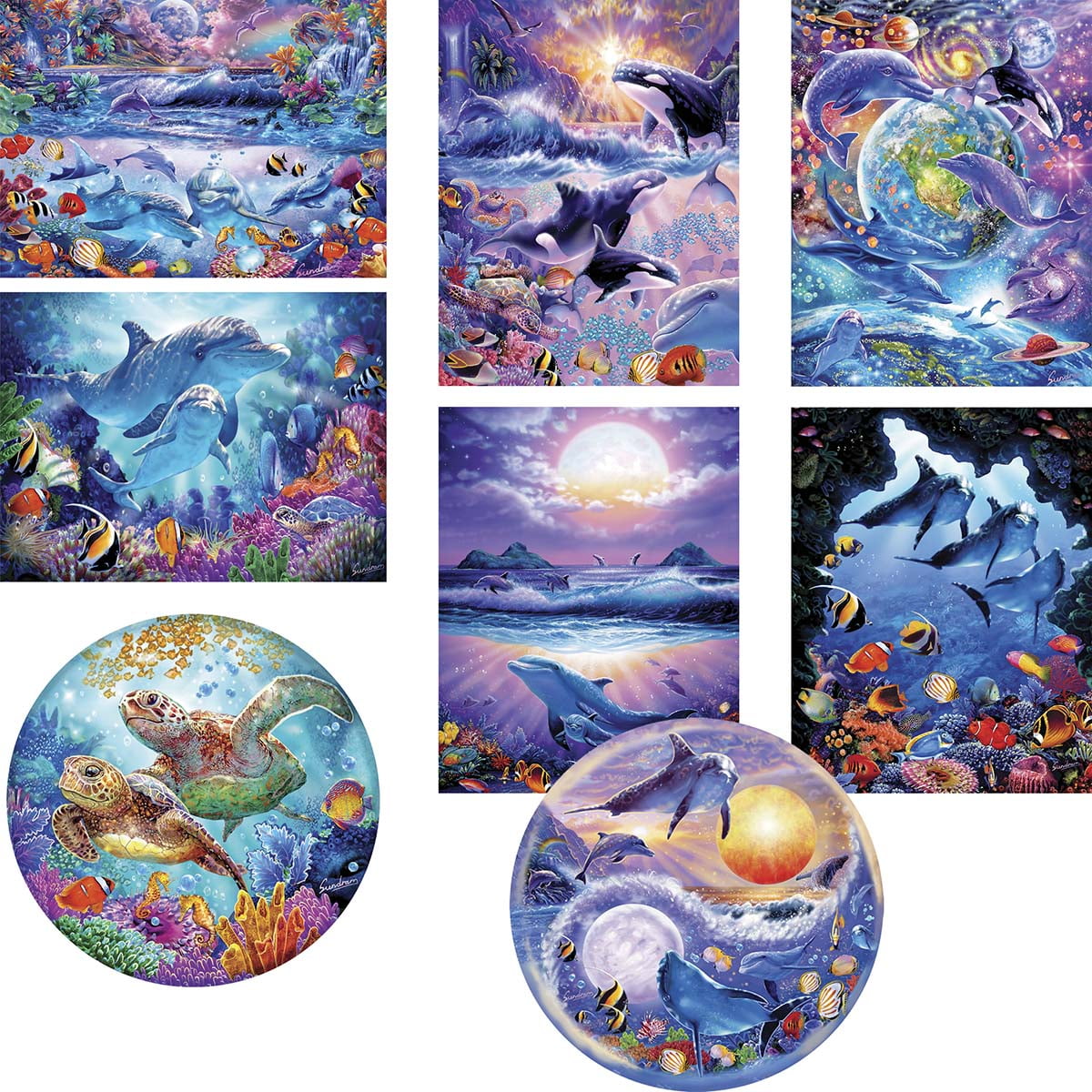8 in 1 Sea Creatures Multipack Puzzle Set - Walmart.com