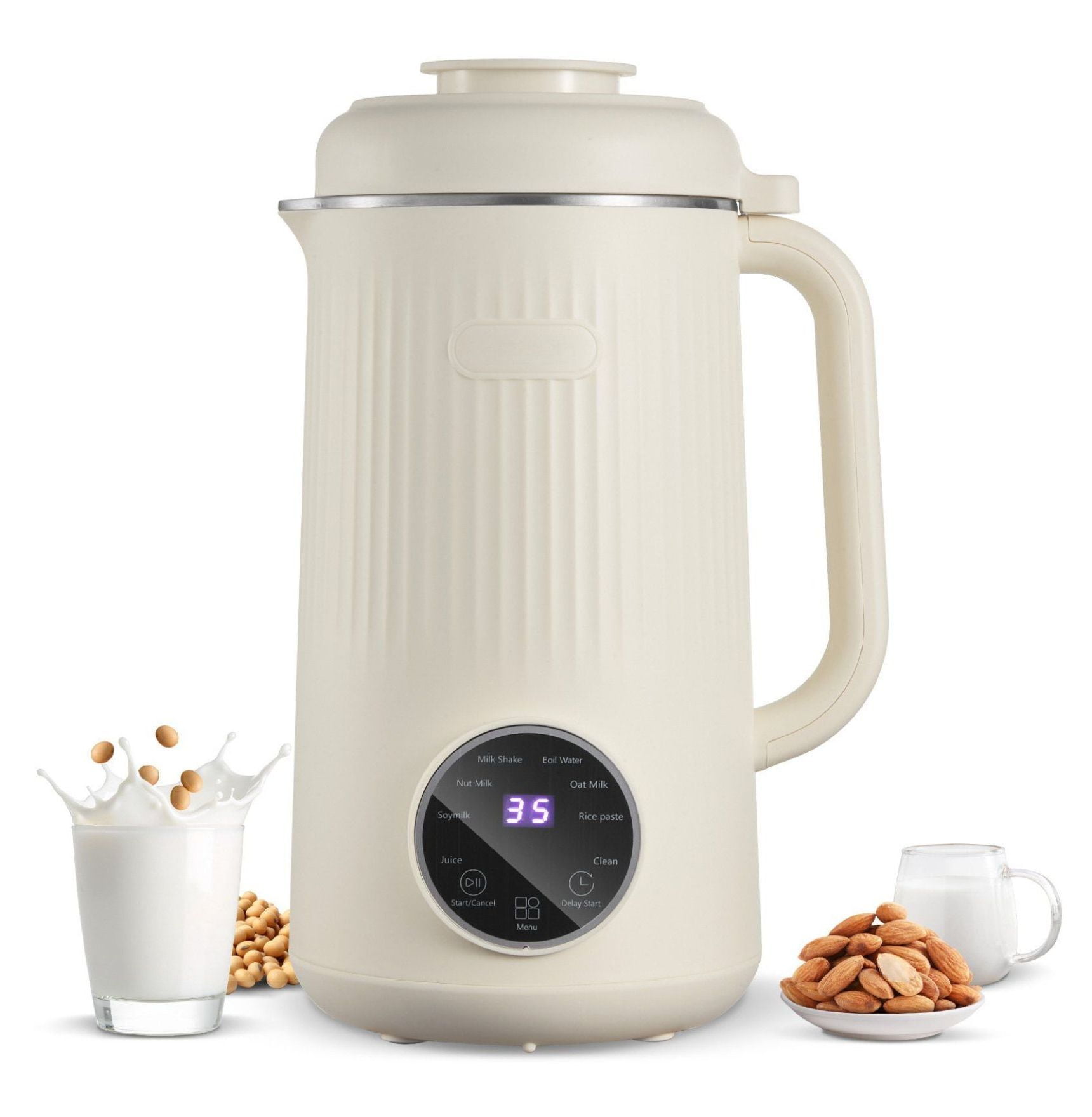 8-in-1 Nut Milk Maker, 41oz Soy Milk Machine - Oat, Almond, Rice Milk ...