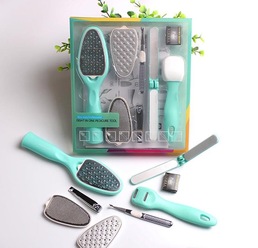 8 in 1 Removable Pedicure Feet Rasps Callus Shaver Remover Replaceable ...