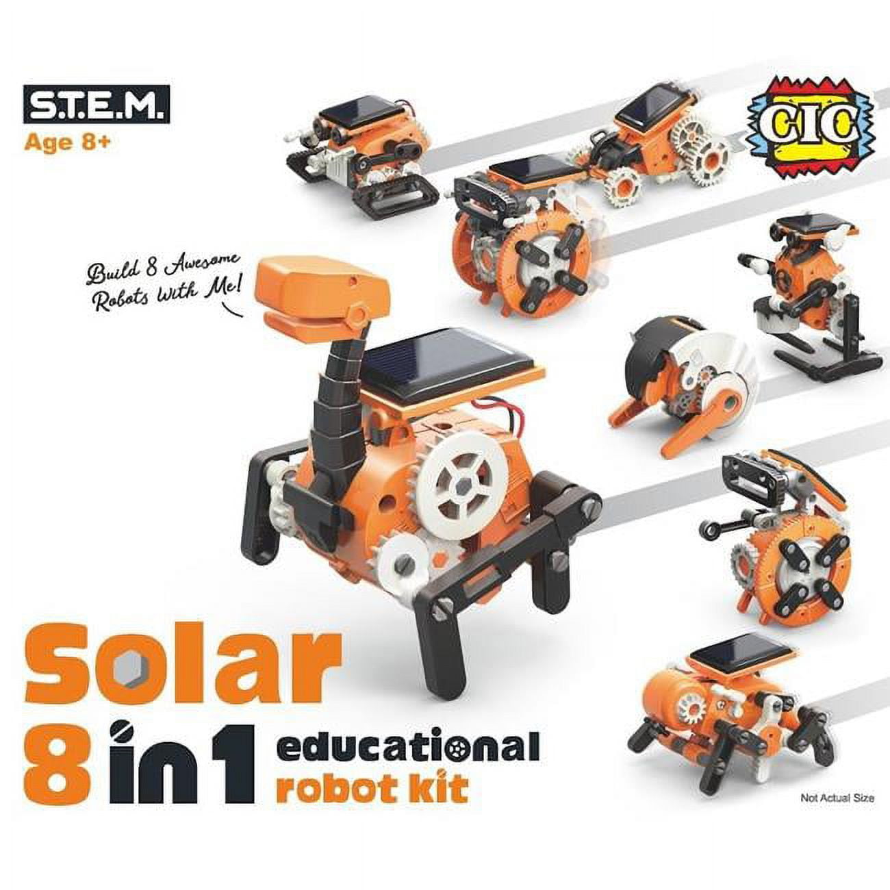 8 in 1 Solar Educational Robot Kit - CIC Kits - DIY SolarBots Toys ...
