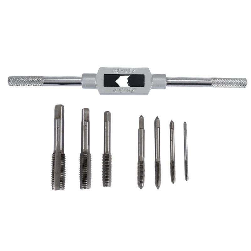 Tap Tool Set Thread Metric Machine Hand Screw Thread Plug Taps Set ...