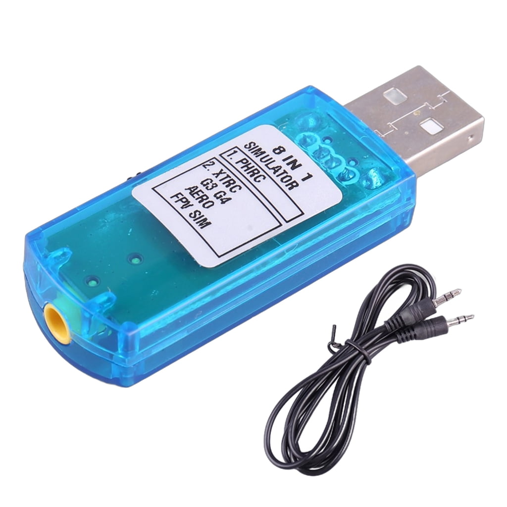 8 in 1 USB Flight Simulators with Cable AZ5.0 Online Upgraded Version ...