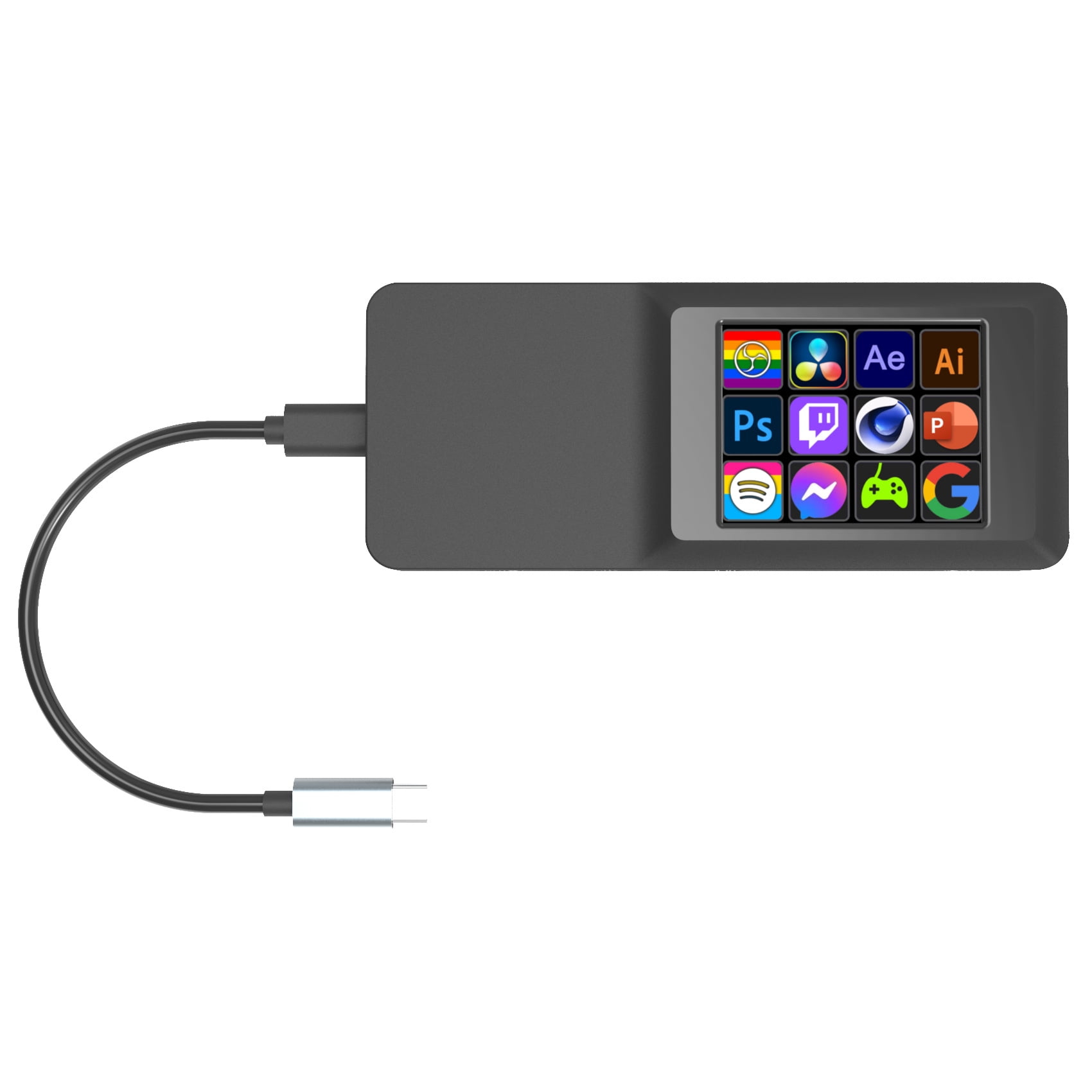 8 in 1 USB Type-C docking Hub for Stream Deck, 4K HDMI Smart Customized ...