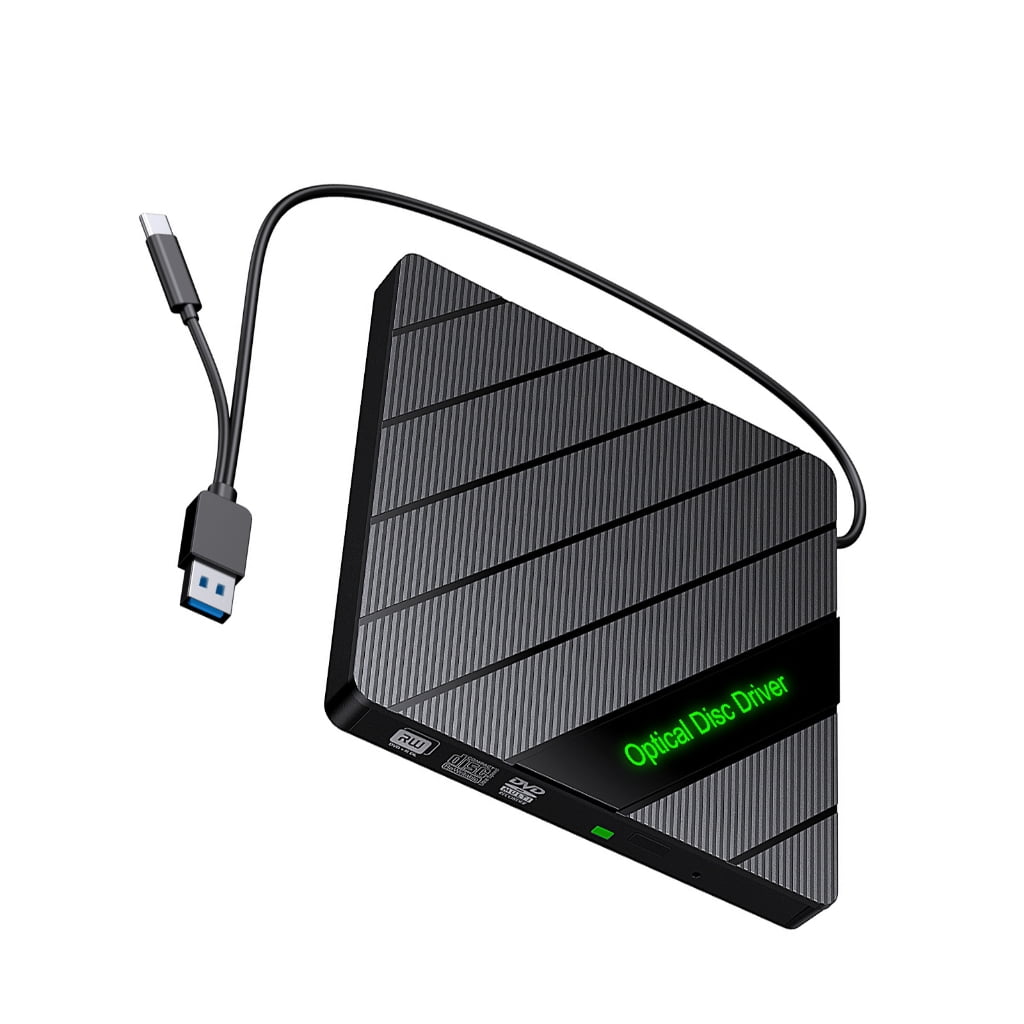 8 in 1 USB3.0 Type C Disc Player ROM Disk Drive Portable Disc Burners ...