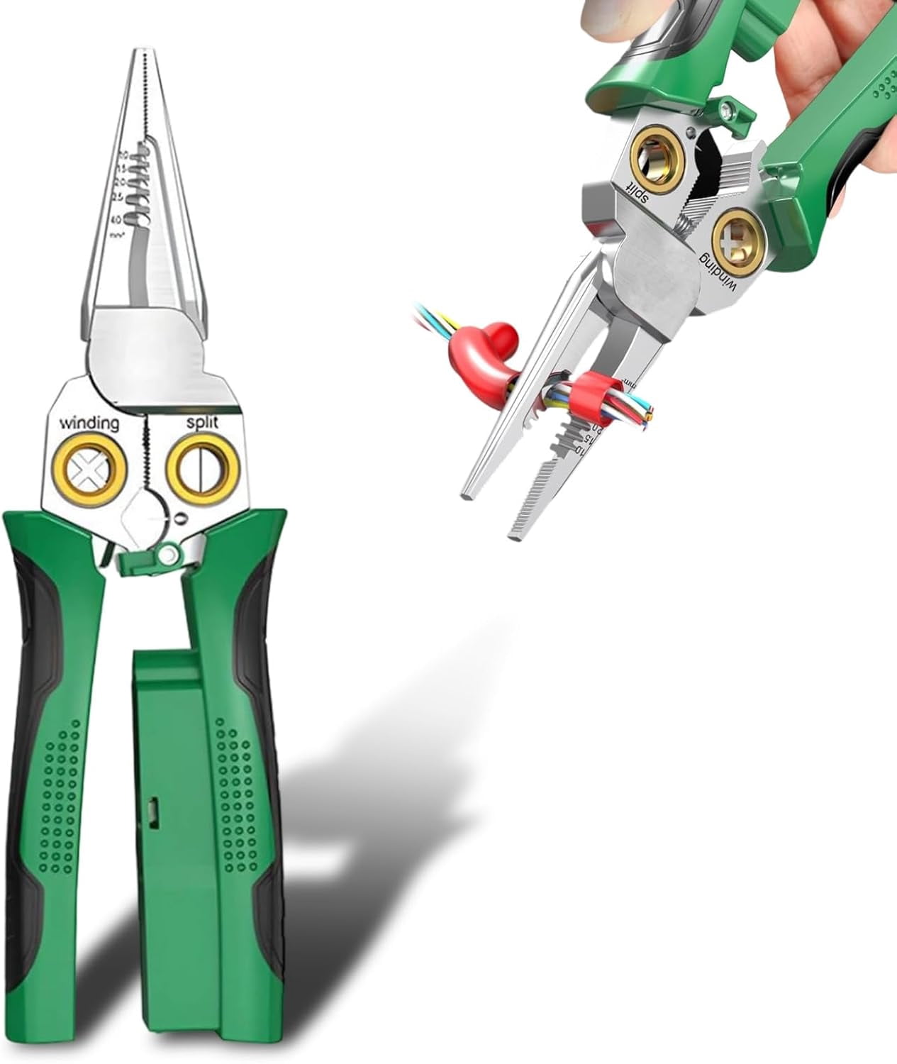 8-in-1 Wire Pliers with Voltage Detection | Multi-Function Stripper ...