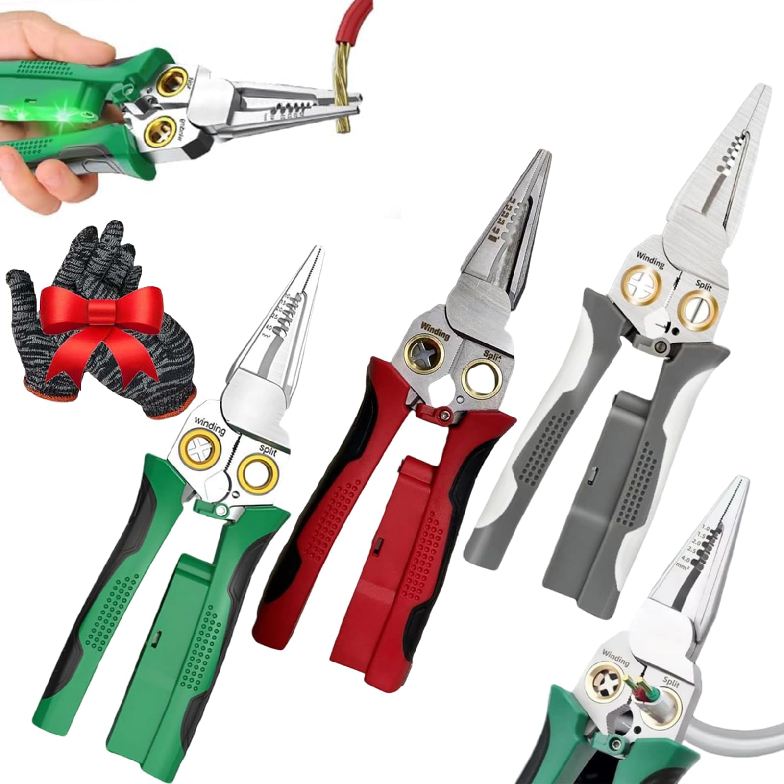 8 in 1 Wire Stripper, 2025 New 8 in 1 Wire Stripping Pliers, Foldable ...