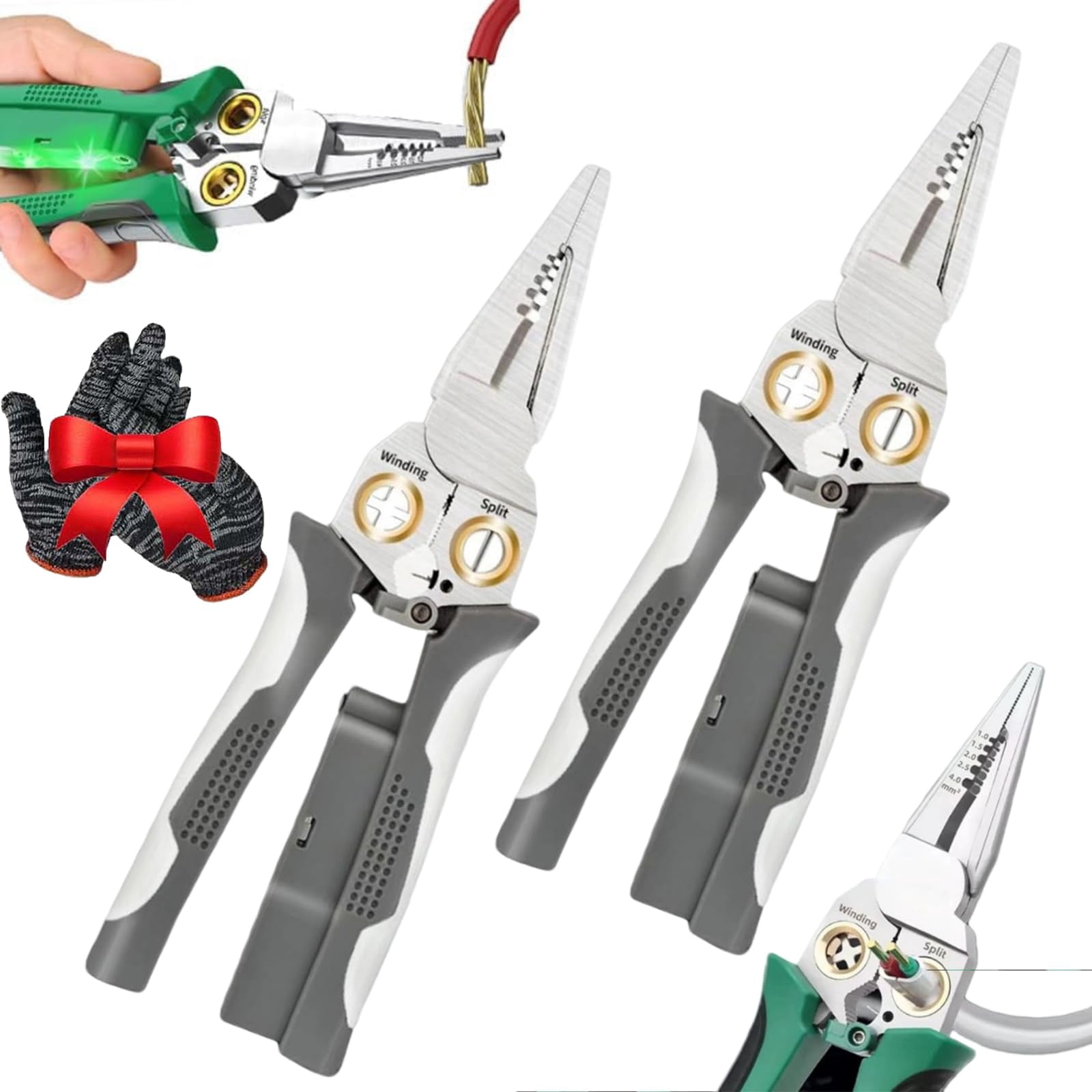 8 in 1 Wire Stripper, 2025 New 8 in 1 Wire Stripping Pliers, Foldable ...